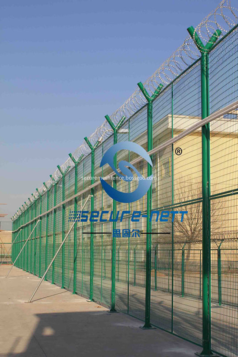 358 Welded Mesh Panel Prison Security Fence, kualitas tinggi 358 Welded ...