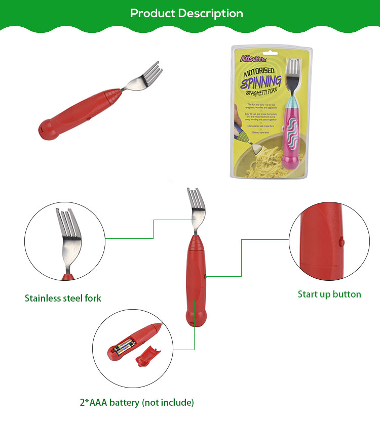 Twirling Spaghetti Fork: The Revolutionary Electric Spaghetti Fork As ...
