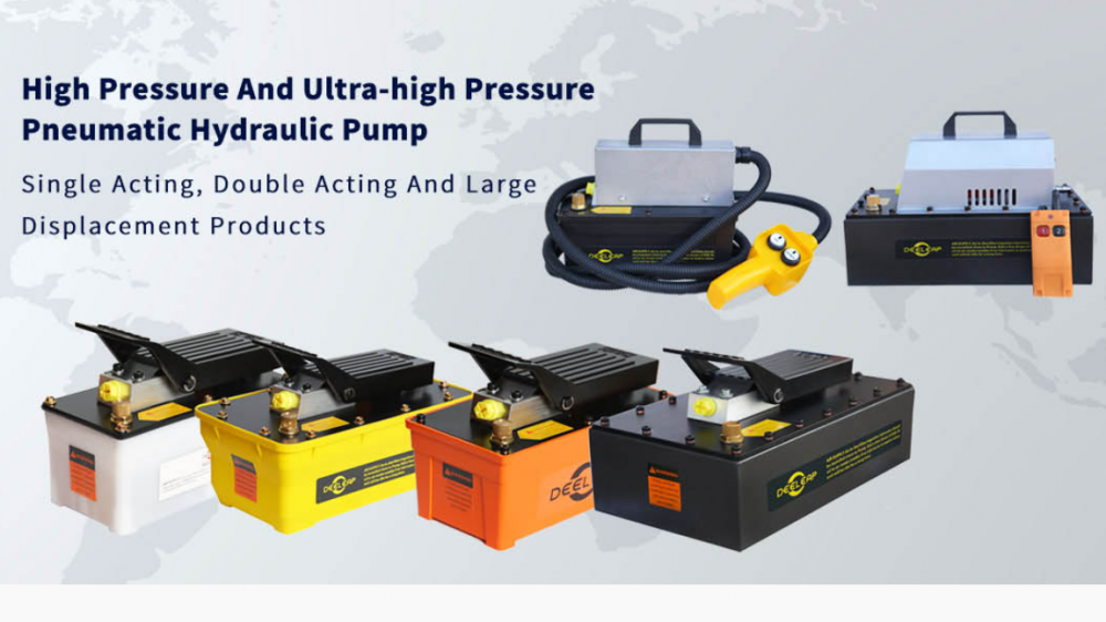 What types of hydraulic pumps are commonly used in hydraulic transmission?