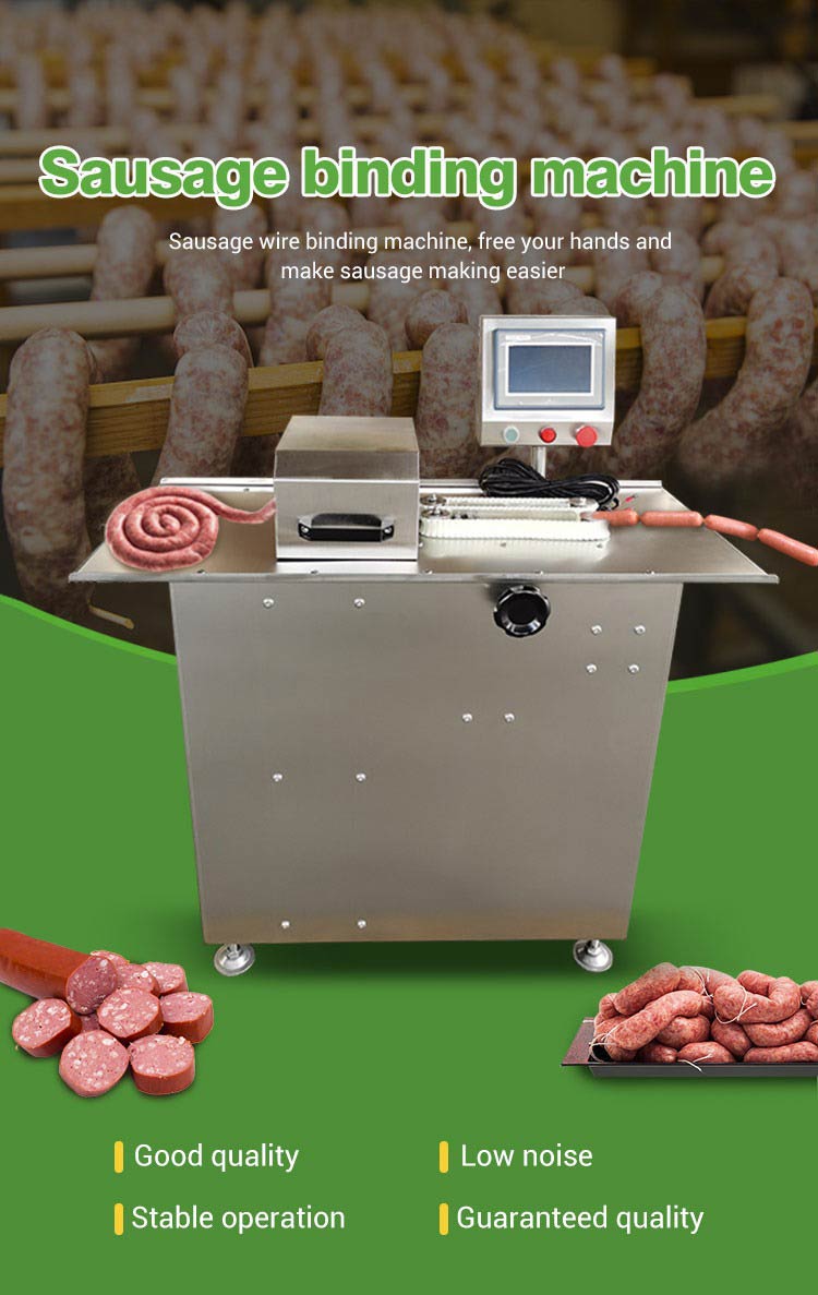 Electric Ham Binder Linker Sausage Sewing Machine For Hot Dog Knot ...