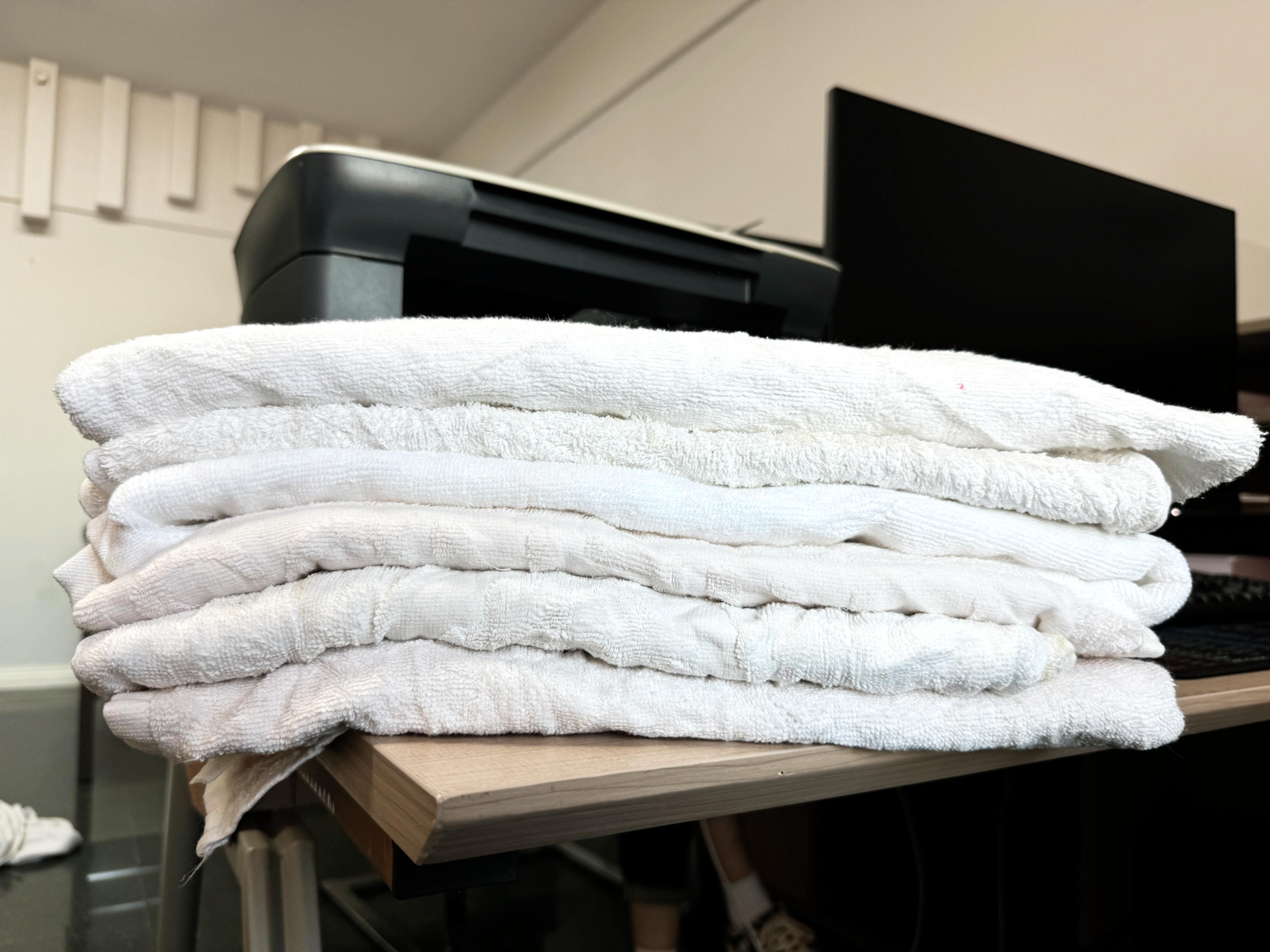 10kg White Cotton Wiping Rags Industrial T-shirt Cleaning Rags 100% ...