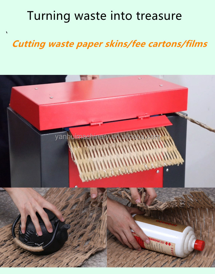 Electric Waste Recycling Paper And Cardboard Shredder - 12m/min, 165kg ...