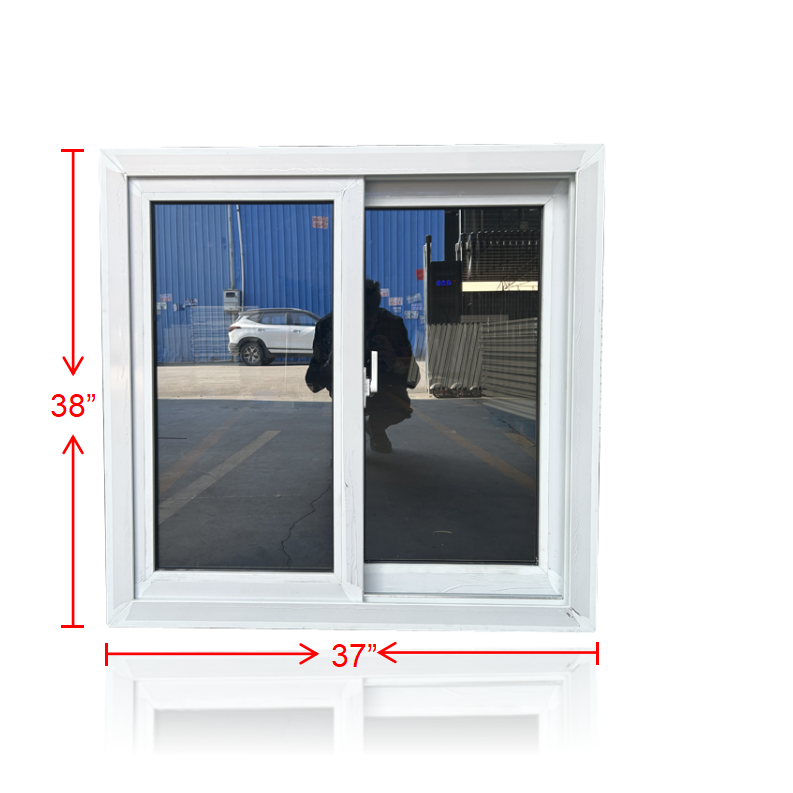 Pvc Slider Window With Laminated Hurricane Glass And Mosquito Net, High ...