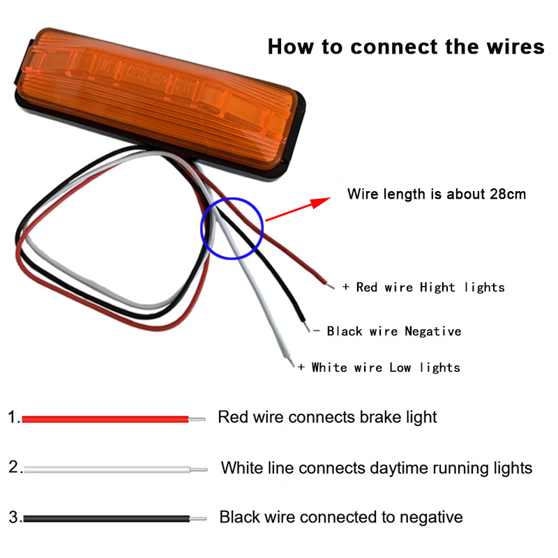 Universal Led Truck Lighting System: Turn Signals, Brake Lights, And ...