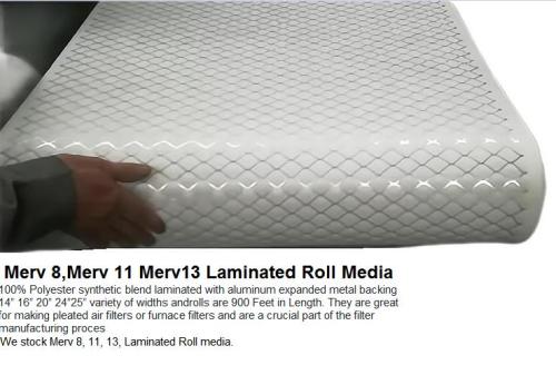 Laminated Air Filter Media Rolls, High Quality Laminated Air Filter ...