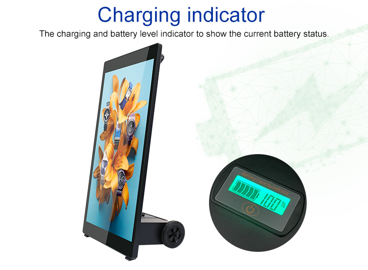 Movable Advertising Lcd Player Lcd Signage Floor Stand, High Quality ...