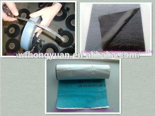 Hdpe Self Adhesive Bitumen Waterproof Membrane For Roof Underlayment/basement, High Quality Hdpe ...