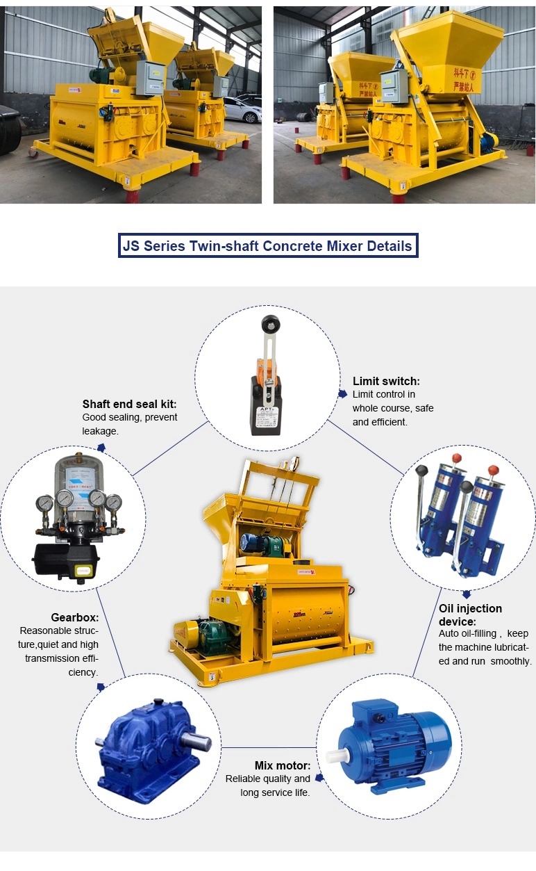 Pneumatic Discharge Grout Mixing Machine Js750 Concrete Mixer, Mobile ...