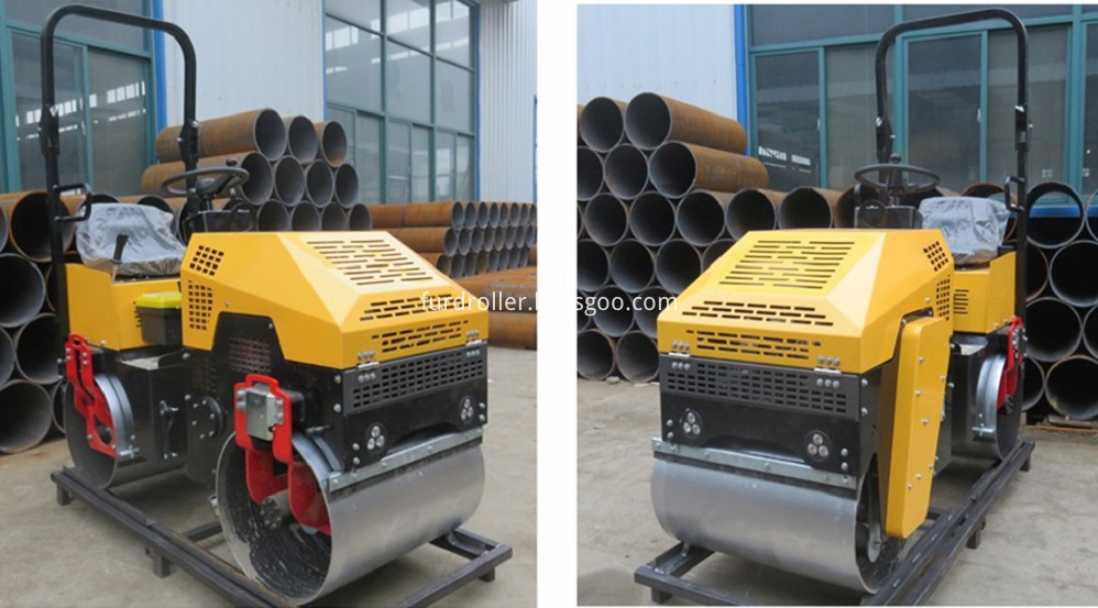 1 Ton Road Roller Compactors Dengan Mesin Honda, kualitas tinggi 1 Ton ...