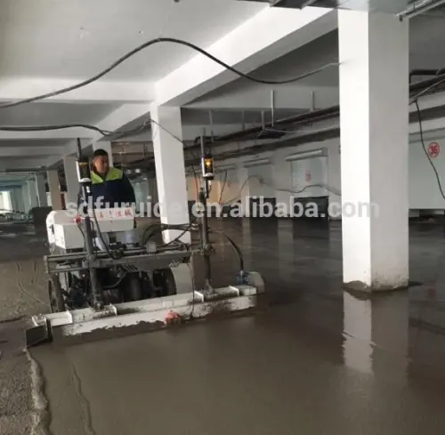 Mini Laser Screed For Concrete Floor With Elastic Tire Wheel Fjzp-200 ...