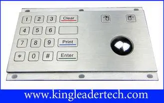 16 Flush Keys Atm Numeric Keypad With Trackball Mkp196-16f-, High ...