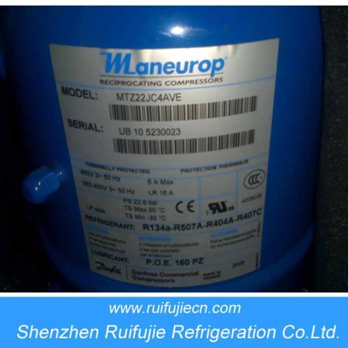 Danfoss Maneurop Reciprocating Compressor Mtz22, High Quality Danfoss Maneurop Reciprocating ...