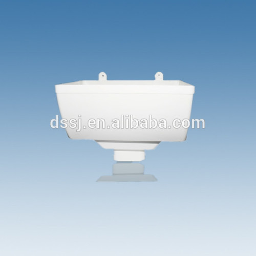 White 7 Inch Rain Gutter Drop Outlet For Roof Drainage, High Quality ...