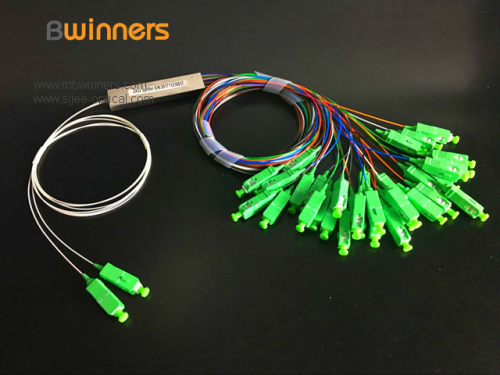 2x32 Steel Tube Plc Fiber Splitter Sc/apc, High Quality 2x32 Steel Tube ...