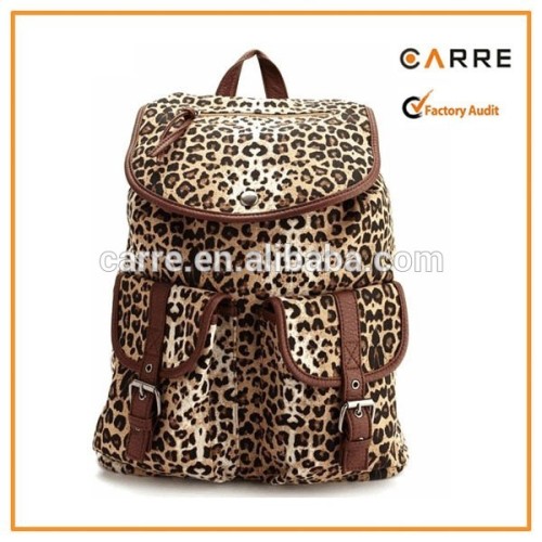Custom Made Leopard Skin Hippie Backpack, High Quality Custom Made ...