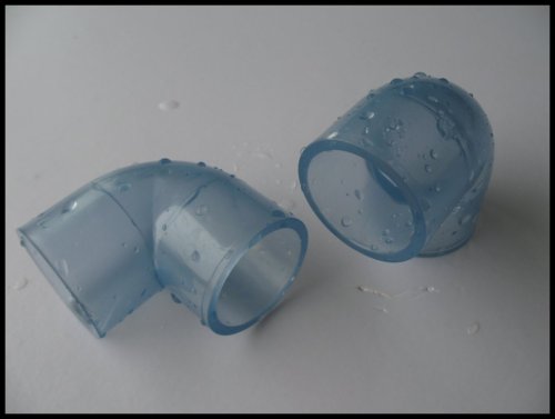 Transparent Pvc 90 Degree Elbow/ Pipe Fittings With Size Dn15-dn100 For ...