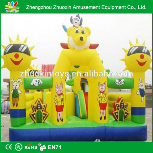 Pvc Tarpaulin Giant Inflated Bouncing Playground / Inflatable Bouncer ...