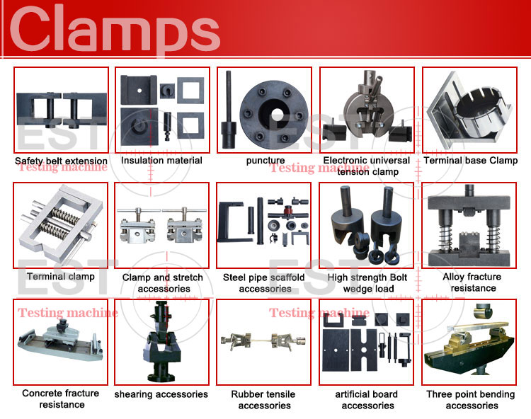 Air Operated Metal Tensile Clamps For Universal Testing Machine, High ...