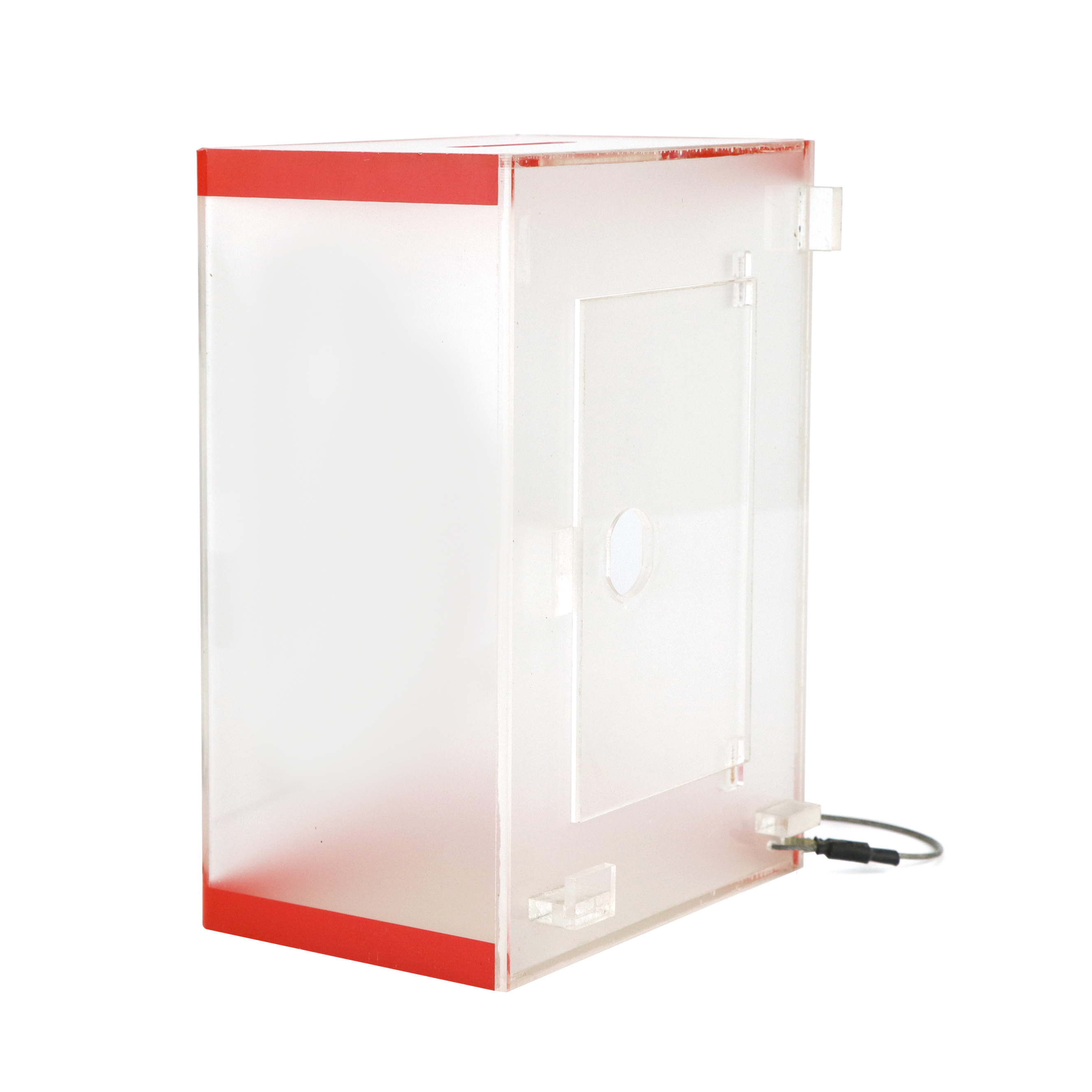 Custom Acrylic Engraved Donation Box With Lock For Charity Collections ...
