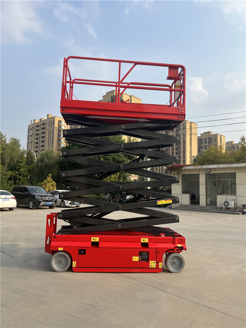Electric Hydraulic Self-propelled Mobile Scissor Lift Aerial Work ...