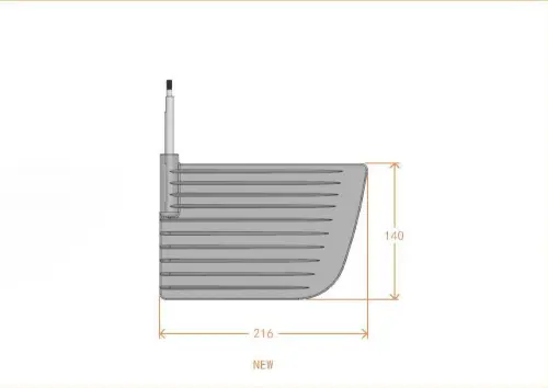 Kayak Stern Rudder Y Su Mecanismo De Control De Dirección, alta calidad ...