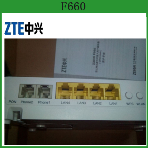 Zte F660 Gpon Onu With Wifi And Iptv, High Quality Zte F660 Gpon Onu ...