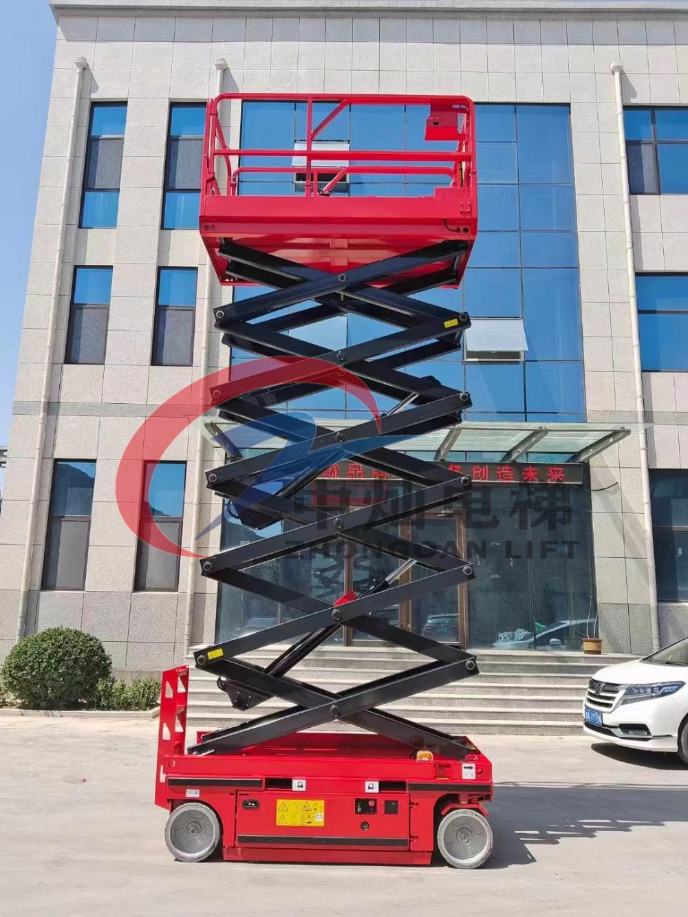 Electric Self-propelled Scissor Lift Load, High Quality Electric Self ...