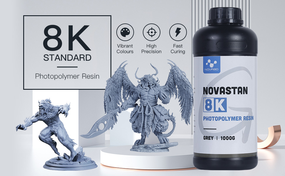 Nova3d Auto Leveling 8k Resin 3d Printer Photopolymer Uv-curing Resin ...