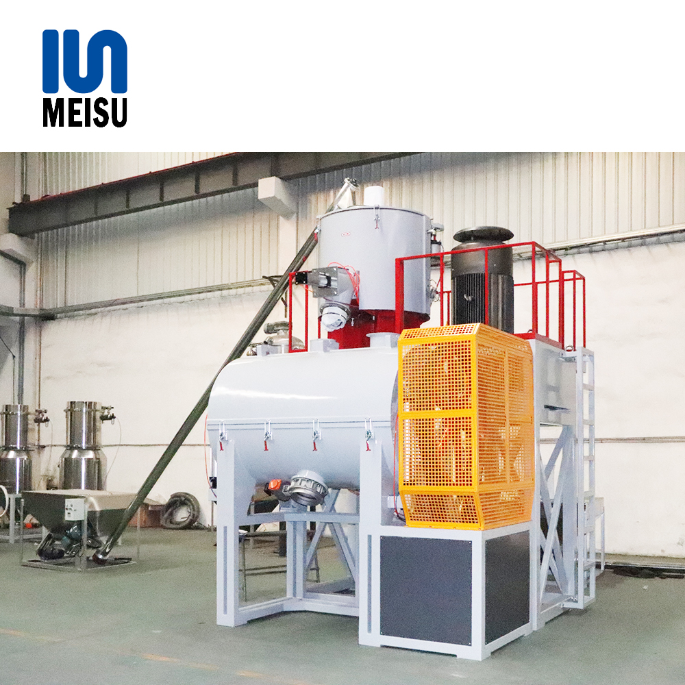 Horizontal Plastic Blender Pvc Hot Cold Mixer Vertical Mixing Unit ...