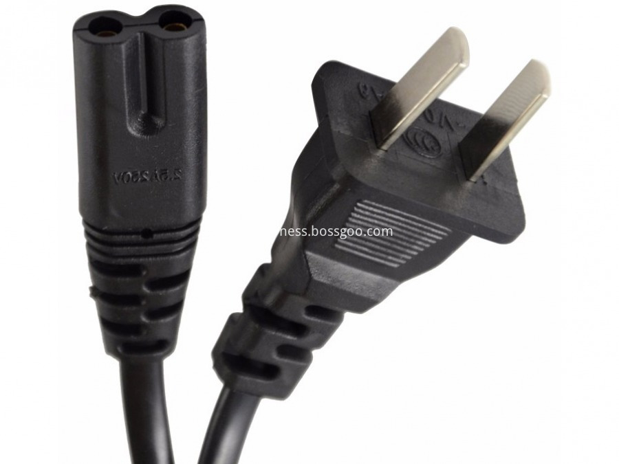 2m 미국 및 일본 Iec C7 전원 케이블, Bossgoo.com의 고품질 2m 미국 및 일본 Iec C7 전원 케이블