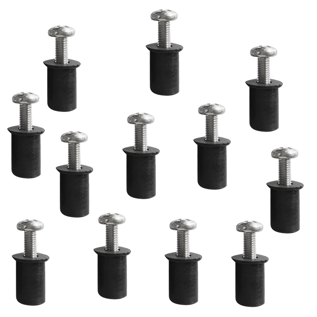 12 Pack Durable Metric Rubber Well Nuts Blind Fasteners Wellnuts ...