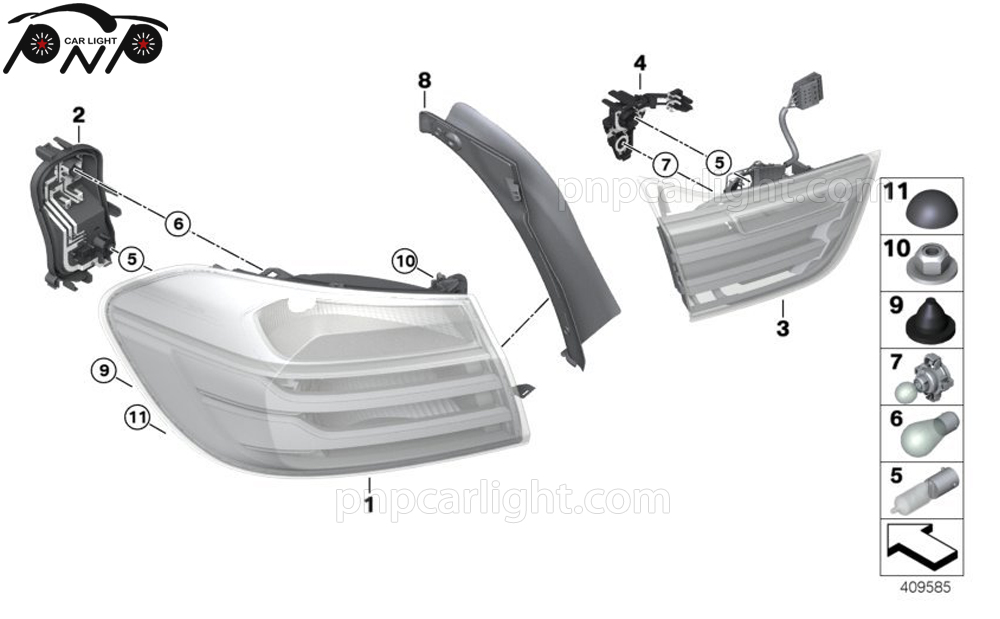 Bmw F32 2012-2017 용 원본 테일 라이트, Bossgoo.com의 고품질 Bmw F32 2012-2017 용 원본 ...