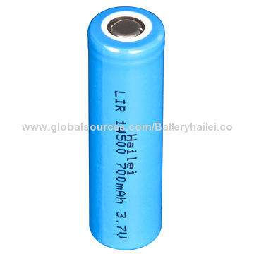14500 Rechargeable Li-ion Battery With 3.7v, 700mah, Ul/un And Rohs ...
