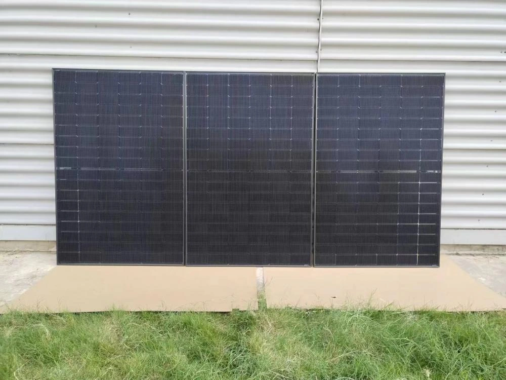 All black topcon solar panel 430W N-type high efficiency full black ...