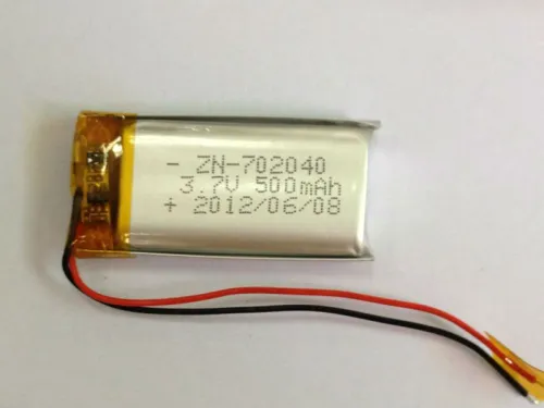 702040 500mah Lithium Polymer Battery, High Quality 702040 500mah ...