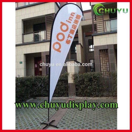 Teardrop Display Flags Promotion Custom Flying Banner Bowed Stands ...