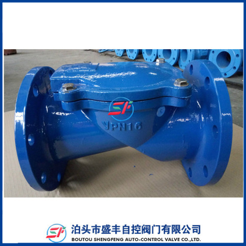 Rubber Disc Check Valve With Ductile Iron Material, High Quality Rubber ...