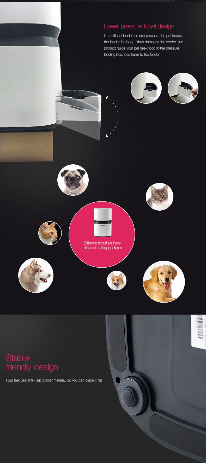 Wifi Remote Control Automatic Pet Smart Feeder For Dog, High Quality ...