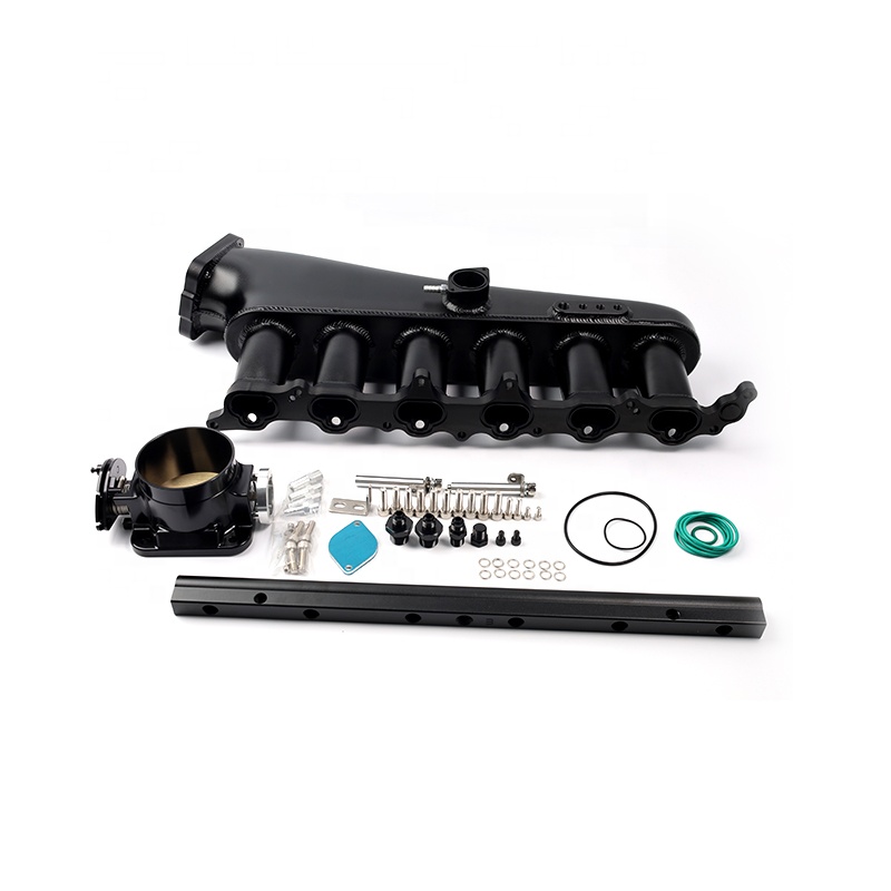 90mm Throttle Body Billet Aluminum Plenum Intake Manifold For Toyota ...