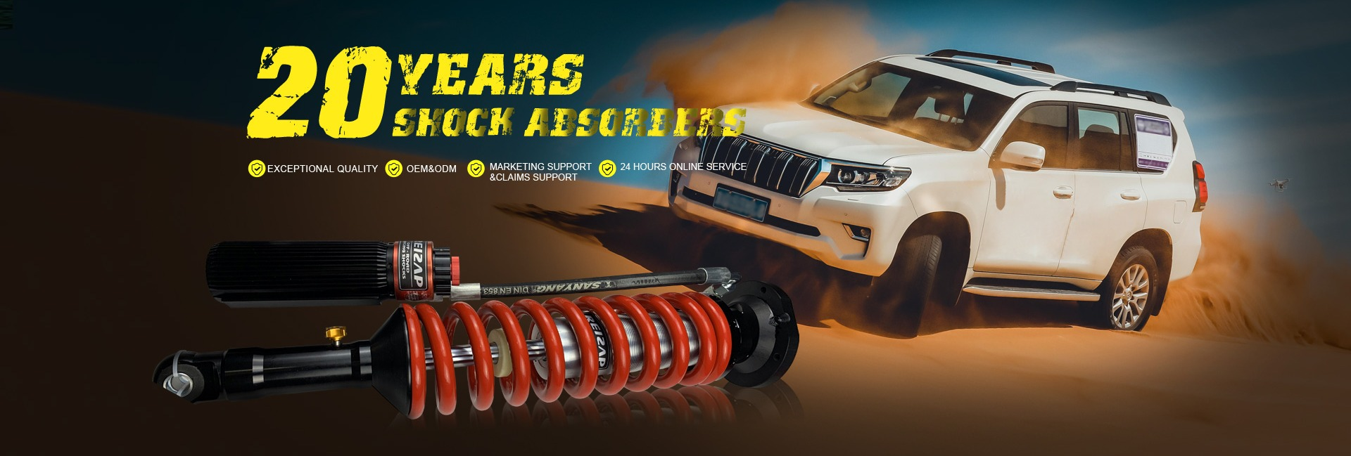 Adjustable Foam Cell Hydraulic Shock Absorbers For Land Cruiser 80 Lc80 ...