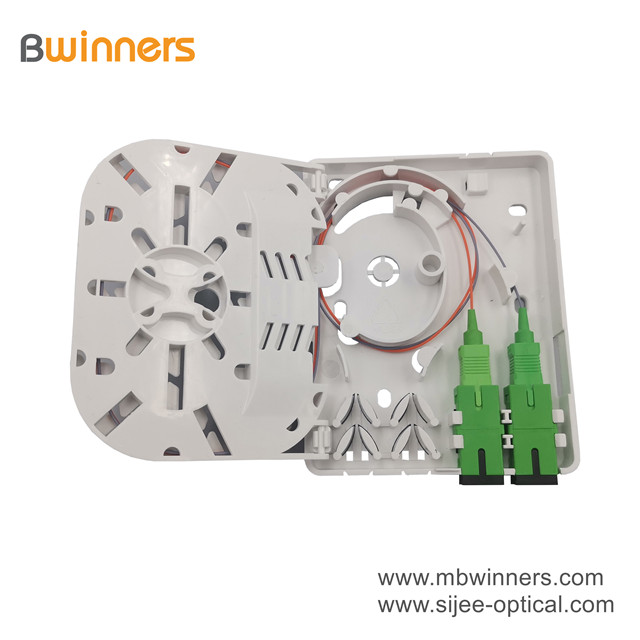 2 Cores Fiber Optic Wall Socket Faceplate Ftth Mini Terminal Box Small ...