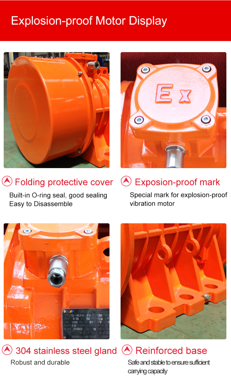 Explosion-proof Three-phase 380v Vibration Motor Ybz 1kn 3kn 5kn 10kn ...