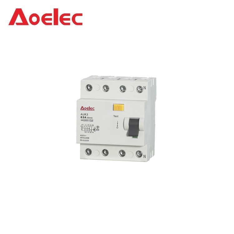 Rccb Residual Current Circuit Breaker Aur2 4p Type, High Quality Rccb ...