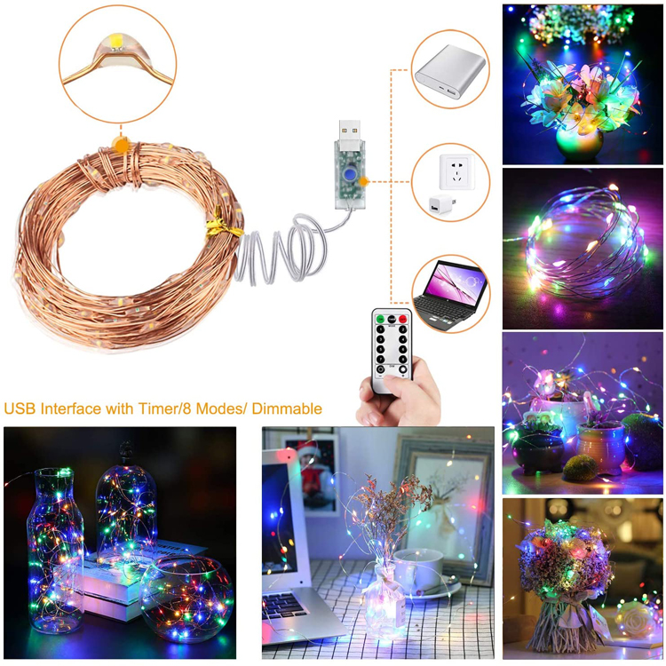 Usb Led Holiday Light String For Indoor/outdoor Party Decoration, High ...