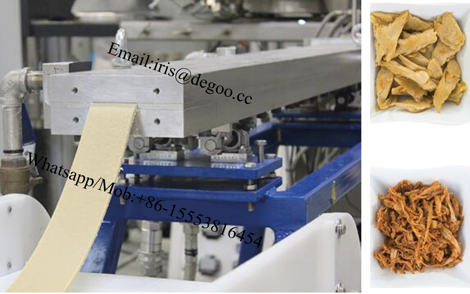 Plant-based Meat Production Line: Tvp Tsp Extrusion Machine, High ...