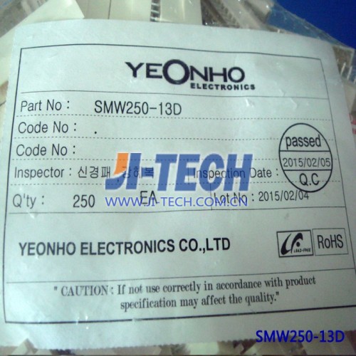 2.5mm Pitch Wire To Board Wafer Yeonho Connector Smw250-13d Wafer Housing 13 Pin Connector, High ...