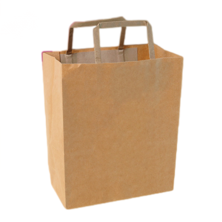 Brown Craft Biodegradable Paper Bag, High Quality Brown Craft ...