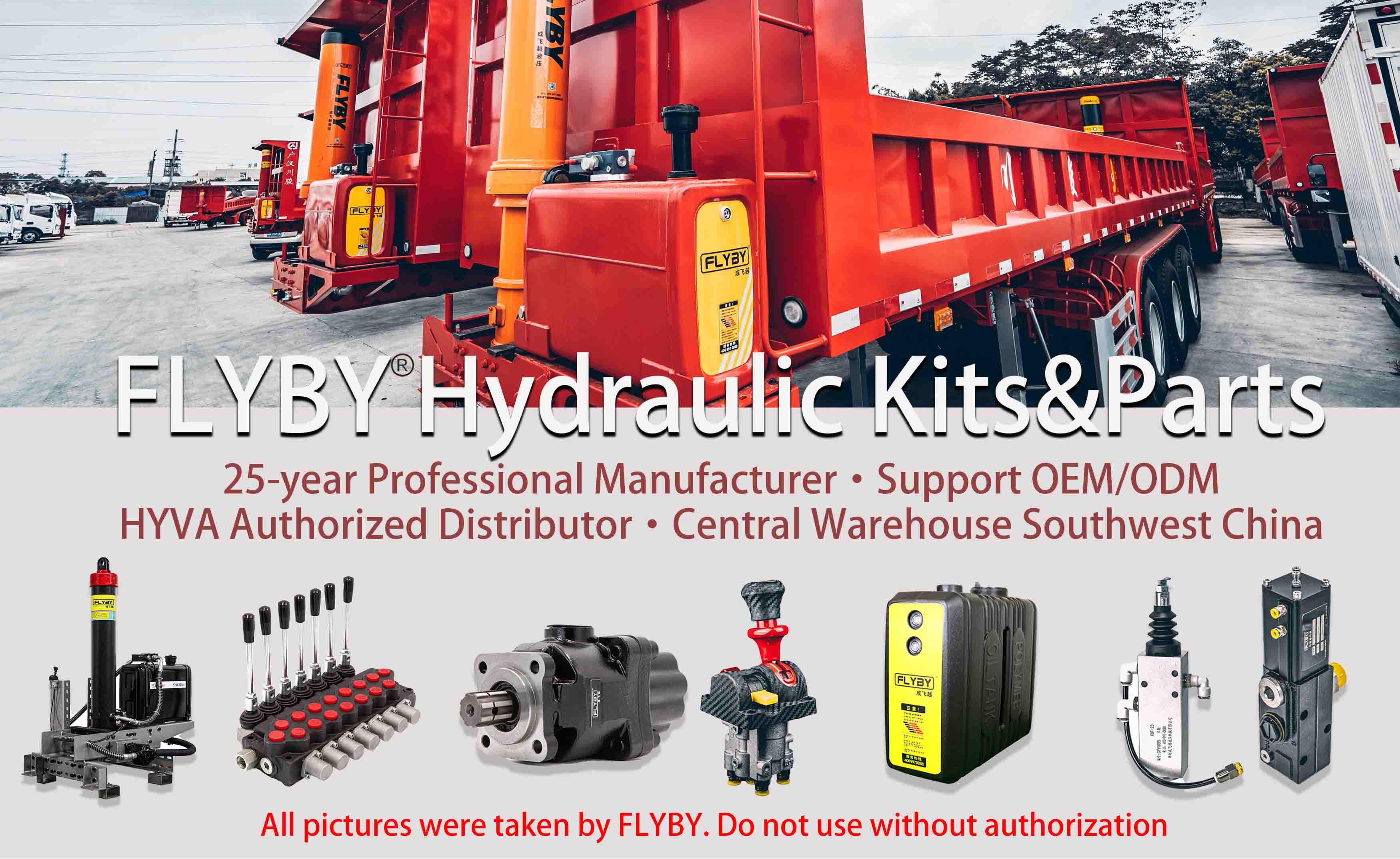Flyby Promotional Hydraulic Control Valve For Trucks Pto Pneumatic ...