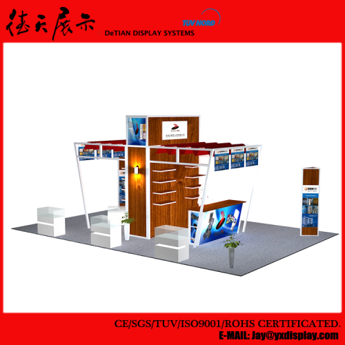 9x4m Modular Simple Shanghai Wooden Standard Shell Scheme Booth, High ...