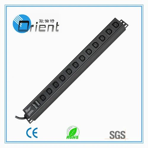 Rack Mount Pdu Iec C13 Pdu With Current Display (electrical Plug ...